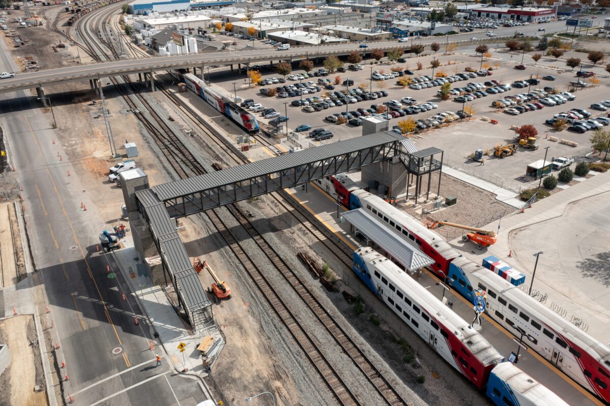 New pedestrian bridge by Provo Central Station opens Tuesday | News, Sports, Jobs - Daily Herald